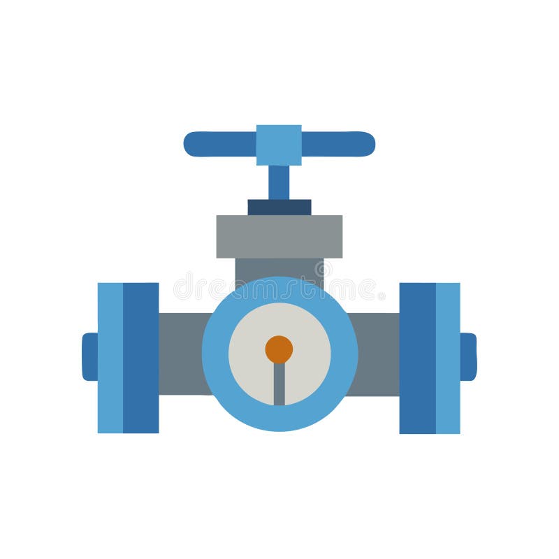 Control Valve Graphic for Pressure Regulation Stock Illustration ...
