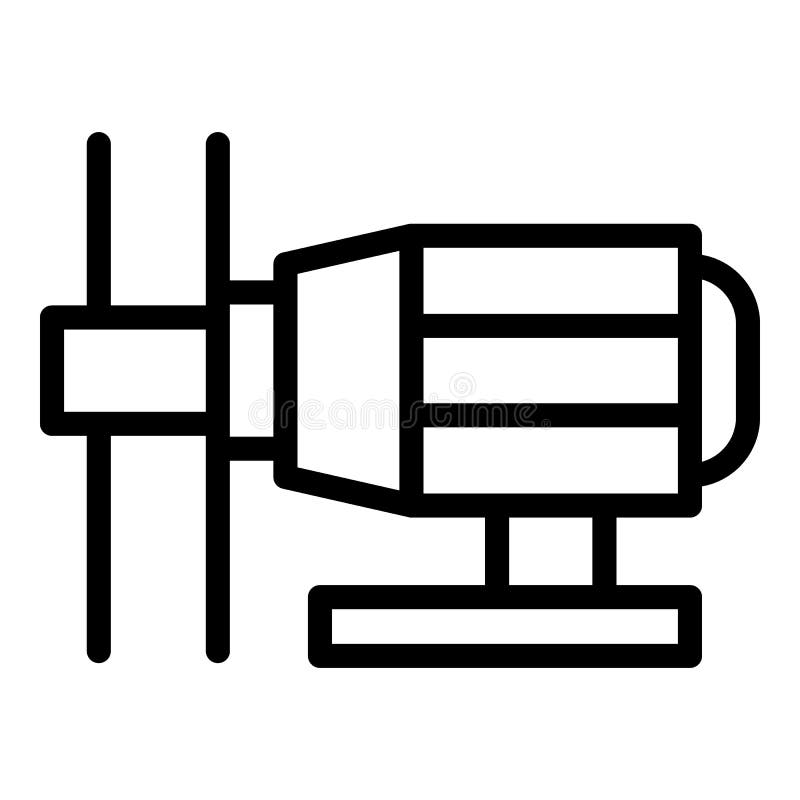 Control Valve Icon, Outline Style Stock Vector - Illustration of ...
