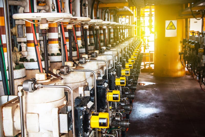 Control Valve or Pressure Regulator in Oil and Gas Process Stock Image ...