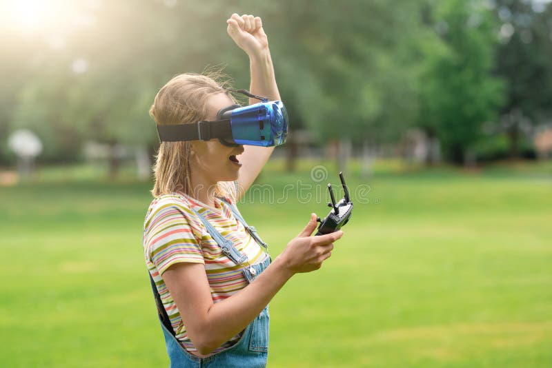 Control with Vr Points in a Quadrocopter in the Park. Concept of New ...