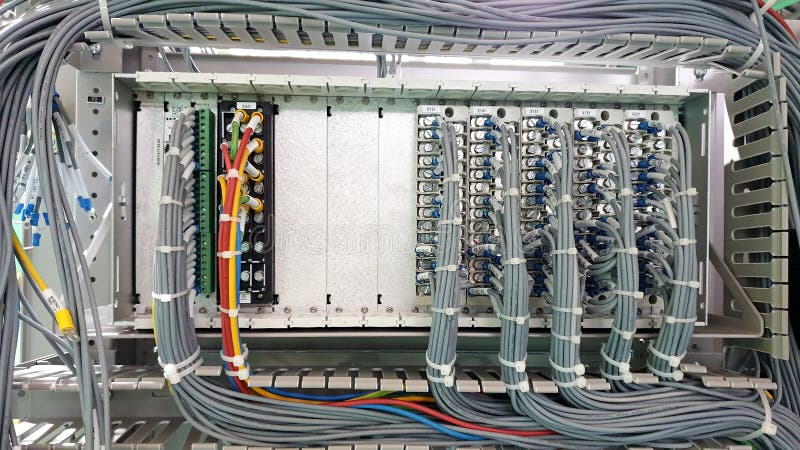 Control Wiring At Module Terminal Blocks Of Protection Relay Stock