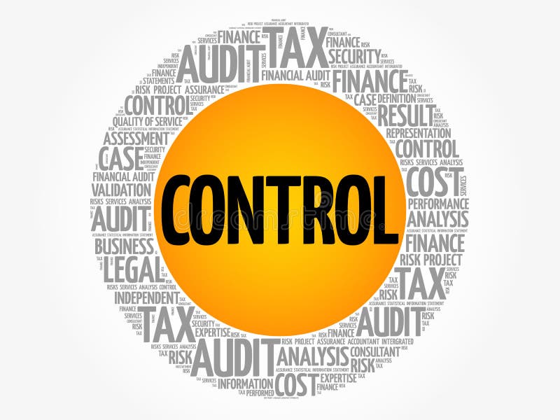 CONTROL word cloud collage stock illustration. Illustration of ...