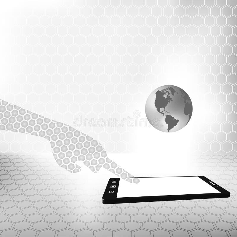 Control the world stock illustration. Illustration of belief - 666462