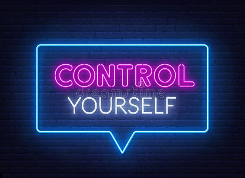 Control Yourself Typography For Print T Shirt Stock Vector ...