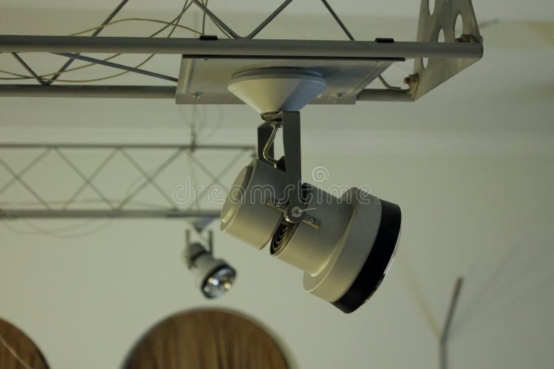 Controlled Track Spotlight Rail System Studio Stock Photos - Free ...