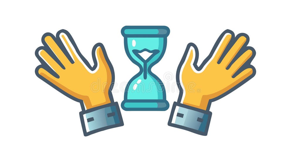 Controlled Work Duration & Hands-on Task Time, Vector Design Generative ...