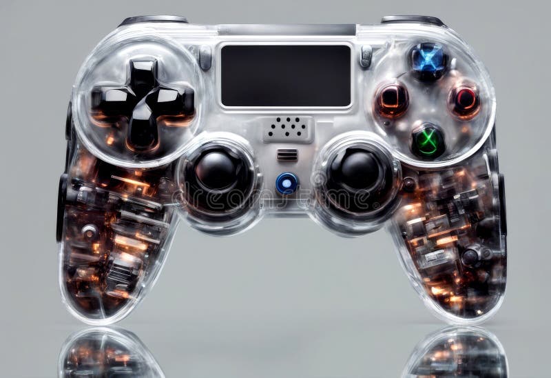 Controller Background Game Futuristic Video Transparent Control ...