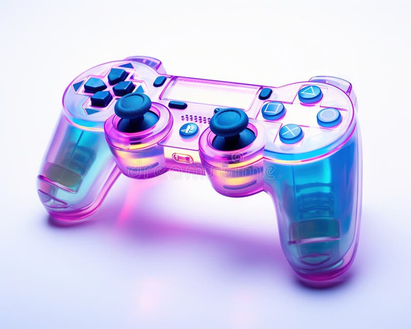 The Controller is Bright and Has a Video Game Controller on it. Stock ...