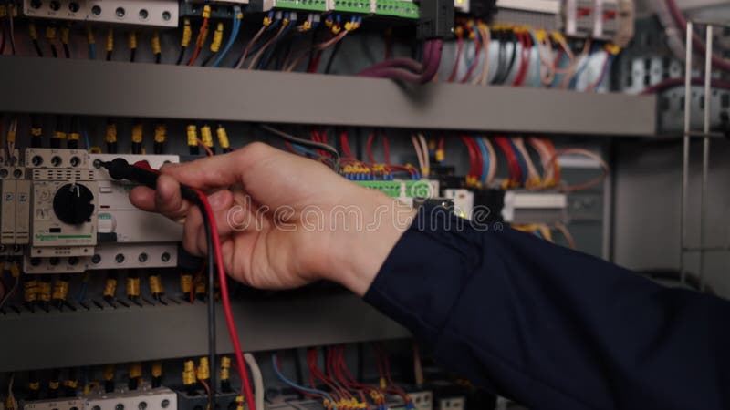 Controller Checking, Factory Wiring, Circuit Diagnostics Stock Video ...