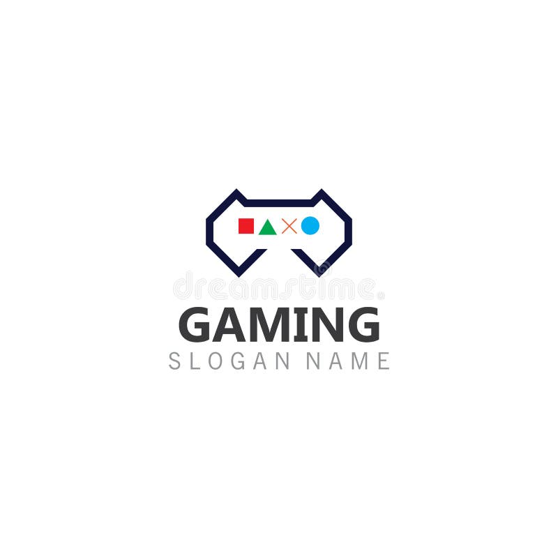 Controller Game Joystick Logo Image Template Icon Vector Gamer Design ...