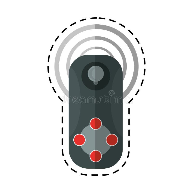 Controller Game Vr Device Cut Line Stock Vector - Illustration of icons ...