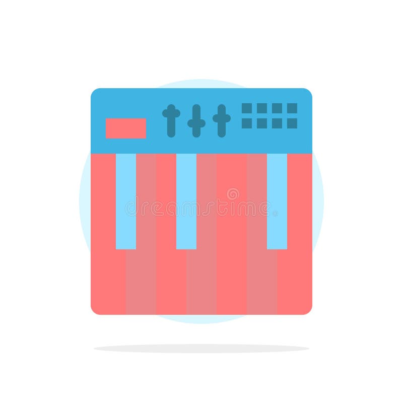 Controller, Hardware, Keyboard, Midi, Music Abstract Circle Background ...