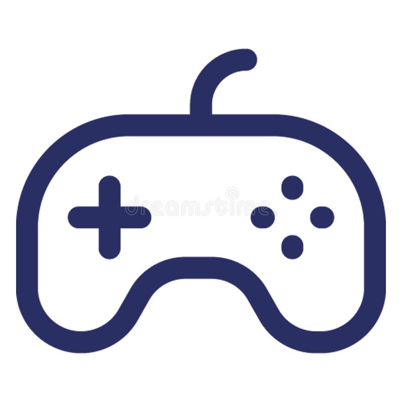 Controller Isolated Vector with Outline Icon Which Can Easily Modify or ...