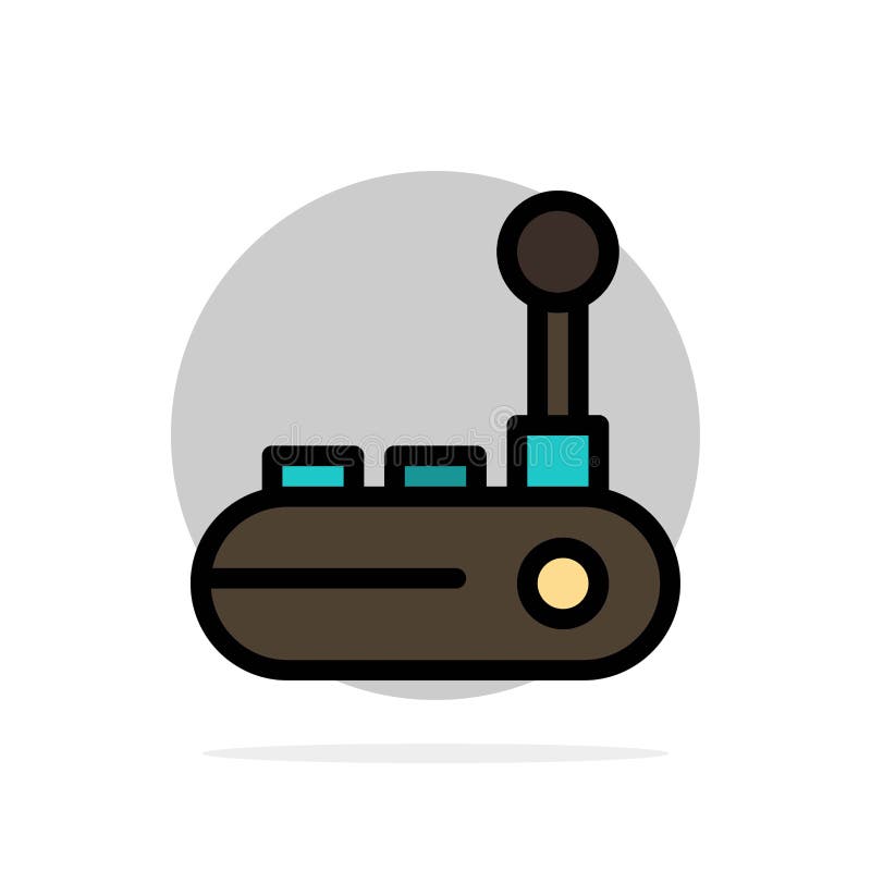 Controller, Joy Pad, Joy Stick, Joy Pad Abstract Circle Background Flat ...