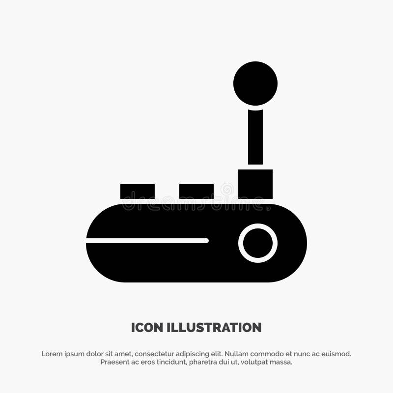 Controller, Joy Pad, Joy Stick, Joy Pad Solid Glyph Icon Vector Stock ...