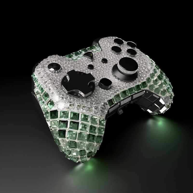 Controller Made Out of Diamonds Stock Illustration - Illustration of ...