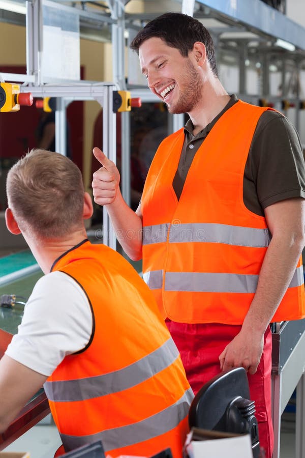 Inspector Controlling Safety during Work at Factory Stock Image - Image ... Inspector Controlling Safety during Work at Factory Stock Image - Image ...