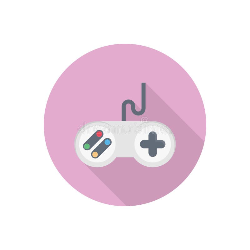 Controller Vector Flat Colour Icon Stock Vector - Illustration of game ...