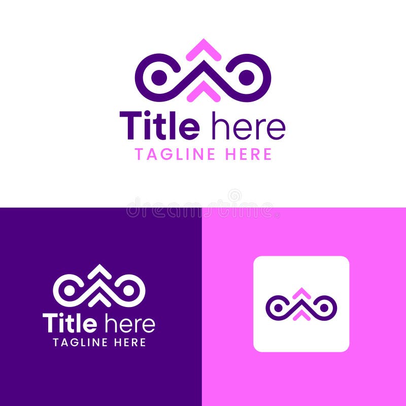 Infinity Style Logo - Simple and Elegent Logo Design Stock Vector ...