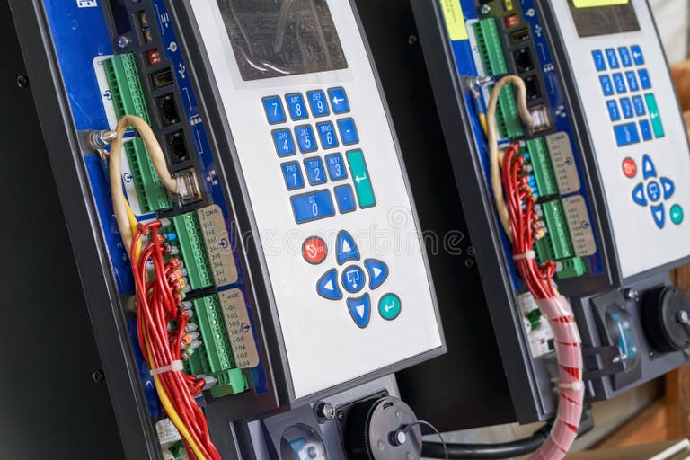 Controllers for Remote Control are Arranged in a Row Stock Image ...