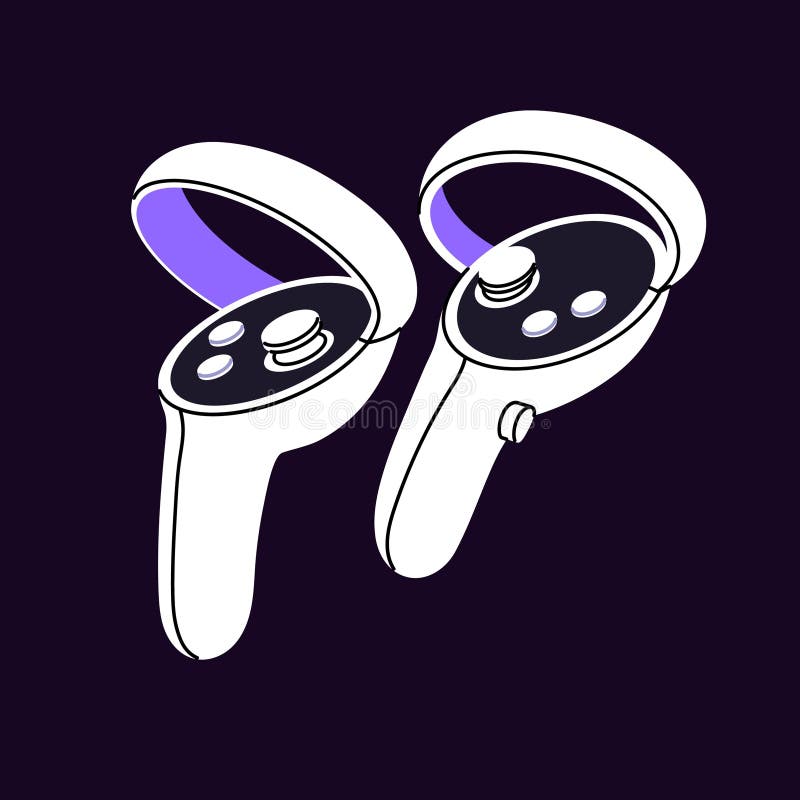 Controllers for Virtual Reality. Joysticks for Interaction with VR ...