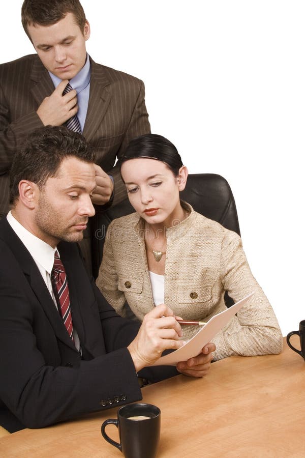 Controlling - Business Team at Work Stock Photo - Image of caucasian ...