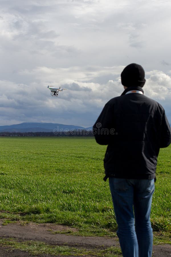 Controlling the drone stock image. Image of skill, talent - 52654753