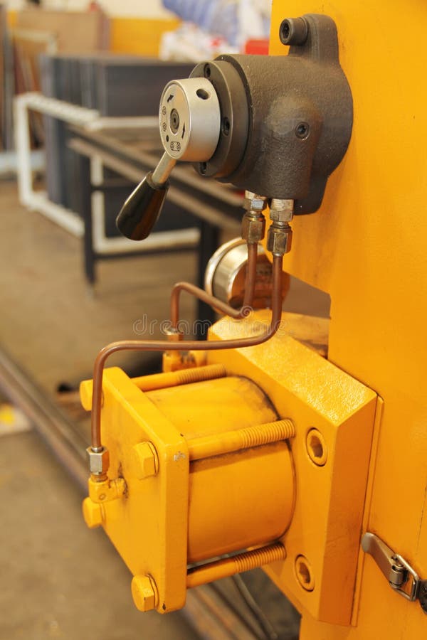 Controlling Handle stock image. Image of dangerous, hydraulic - 30807685