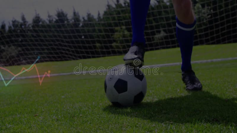 Controlling Soccer Ball on Field, Player with Animation of Data Graph ...