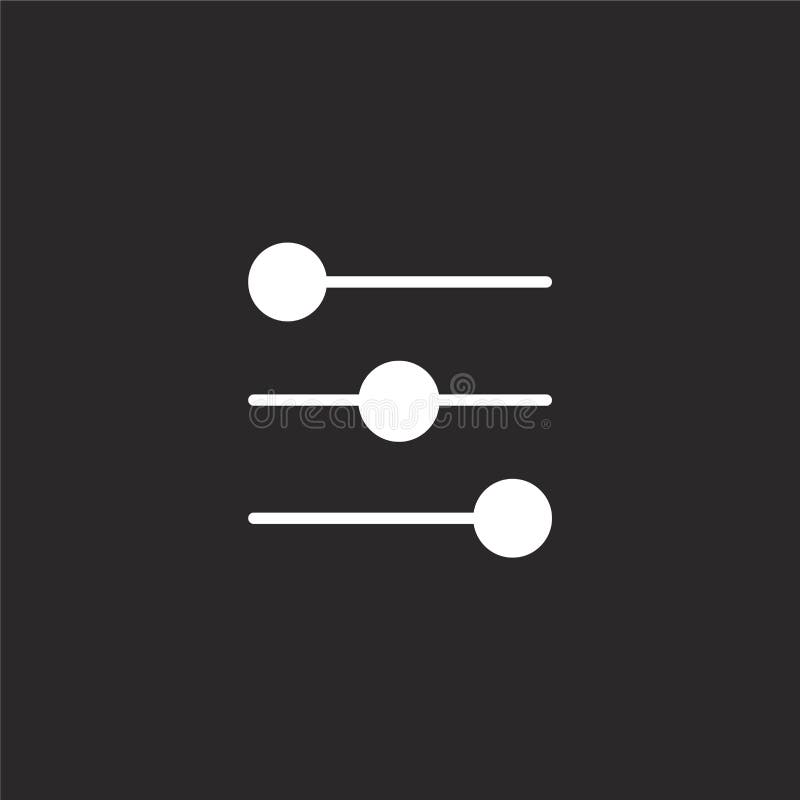 Controls Icon. Filled Controls Icon for Website Design and Mobile, App ...