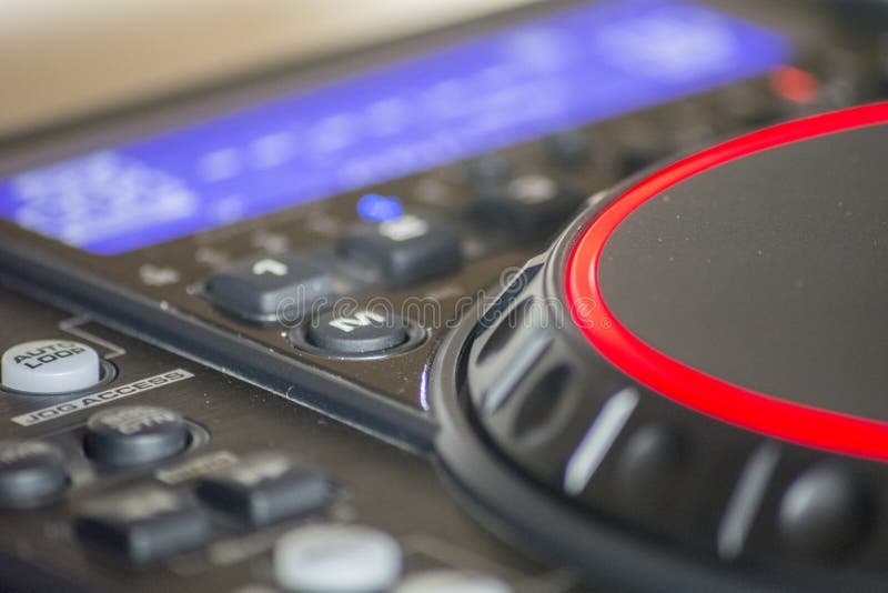 Controls on a Professional Mp3 Player Stock Photo - Image of player ...