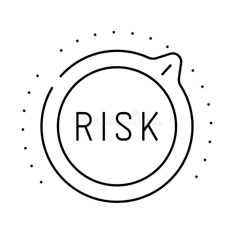 Controls Risk Line Icon Vector Illustration Stock Vector - Illustration ... Controls Risk Line Icon Vector Illustration Stock Vector - Illustration ...