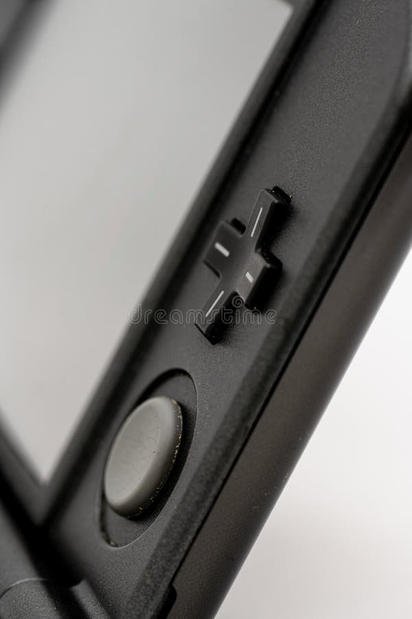 Controls and Screen of a Nintendo 3DS Handheld Gaming Console ...