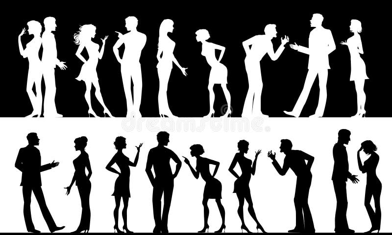 Controversie vector illustratie. Illustration of dialoog - 13780037