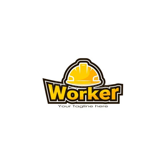Contruction Hat or Worker Logo Vector Graphics Stock Vector ...