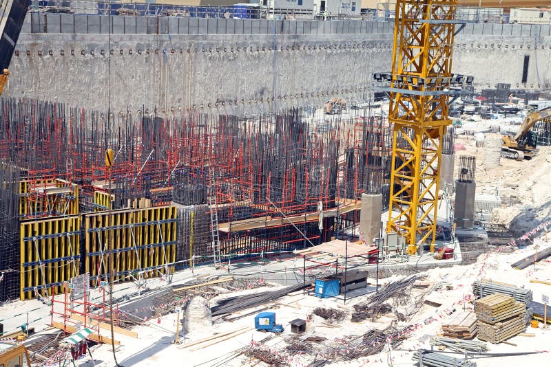 Contruction yard stock photo. Image of commercial, construction - 50567638