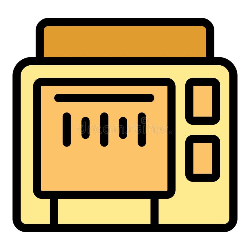 Convection Oven Symbol Showing Heating Element and Controls Stock ...