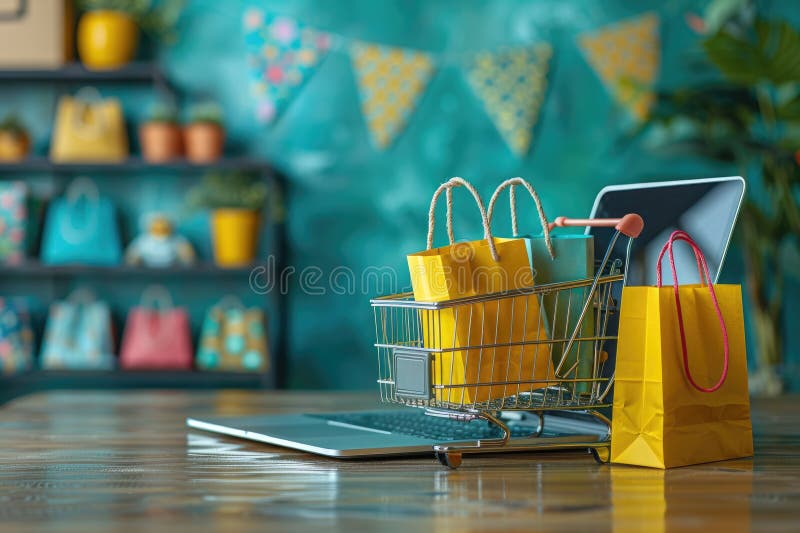 Convenience of Online Shopping, Internet Orders Streamlined Checkout ...