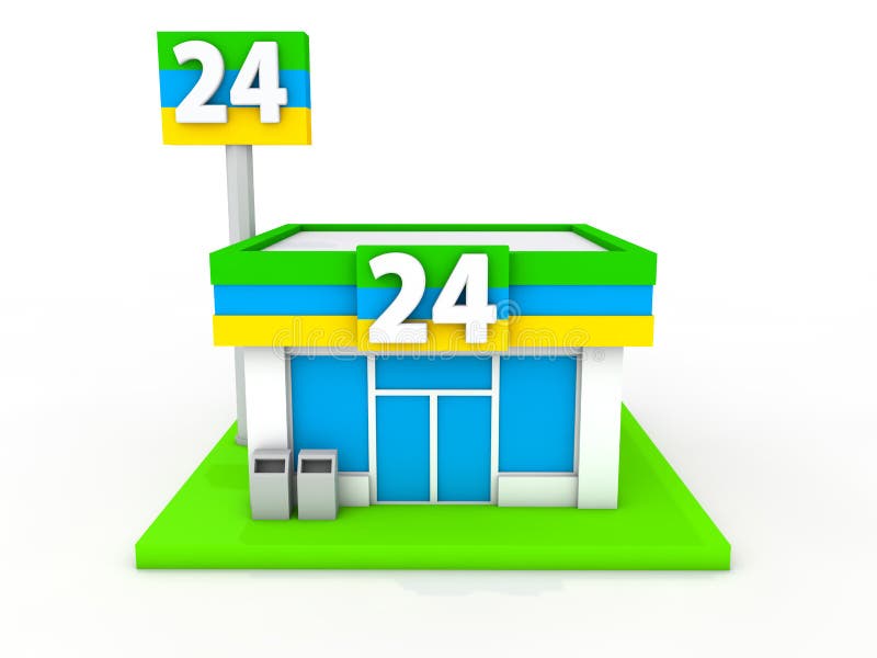 Convenience Stores Stock Illustrations – 137 Convenience Stores Stock ...