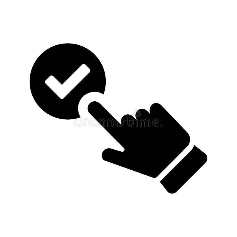 Convenient, Easy Icon. Black Vector Graphics Stock Illustration ...