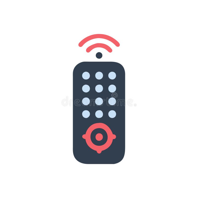 Convenient Infrared Remote Control for Devices Stock Illustration ...