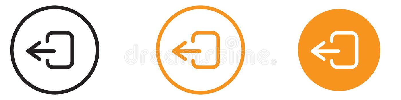 Logout Functions Stock Illustrations – 1 Logout Functions Stock ...