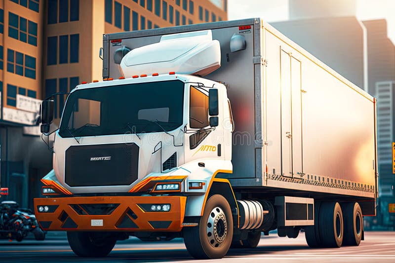 Convenient Maneuverable Cargo Truck for Cargo Transportation in City ...