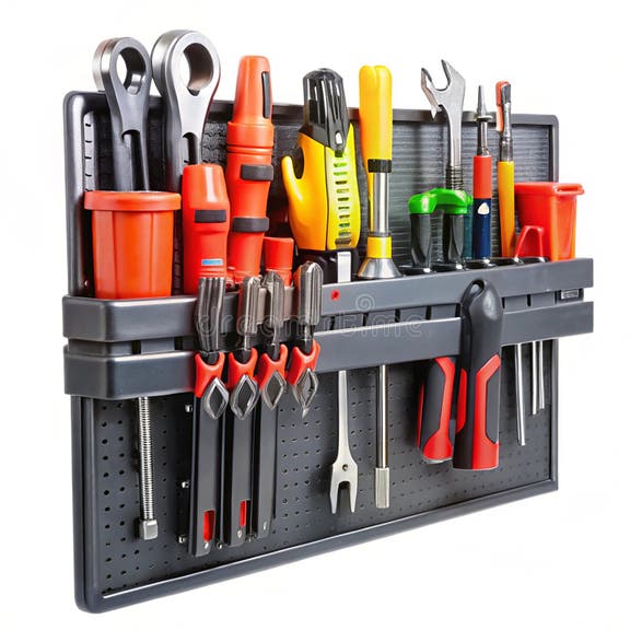 Plastic Tool Holder with a Magnetic Attachment System Stock ...