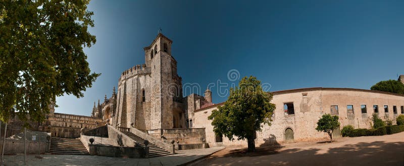 Convent of Christ in Tomar stock photo. Image of medieval - 13631114