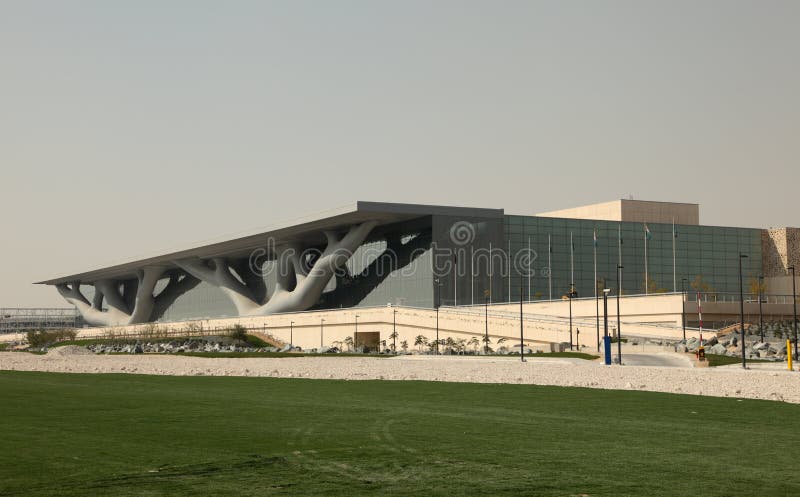 Convention Center in Doha stock image. Image of orient - 23036807