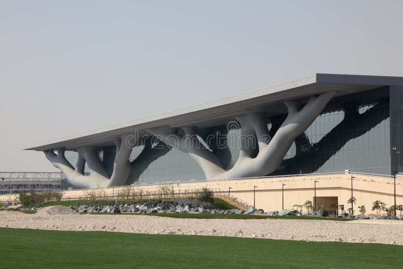 Convention Center in Doha, Qatar Editorial Stock Photo - Image of ...