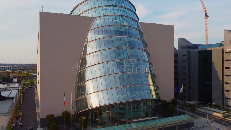 The Convention Centre Dublin Aerial View Editorial Stock Image - Image ...