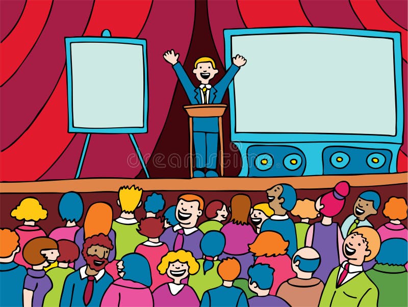 Cartoon Public Speaking Stock Illustrations – 3,474 Cartoon Public ...