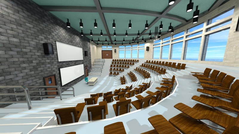 Convention hall stock image. Image of circle, meeting - 69496783